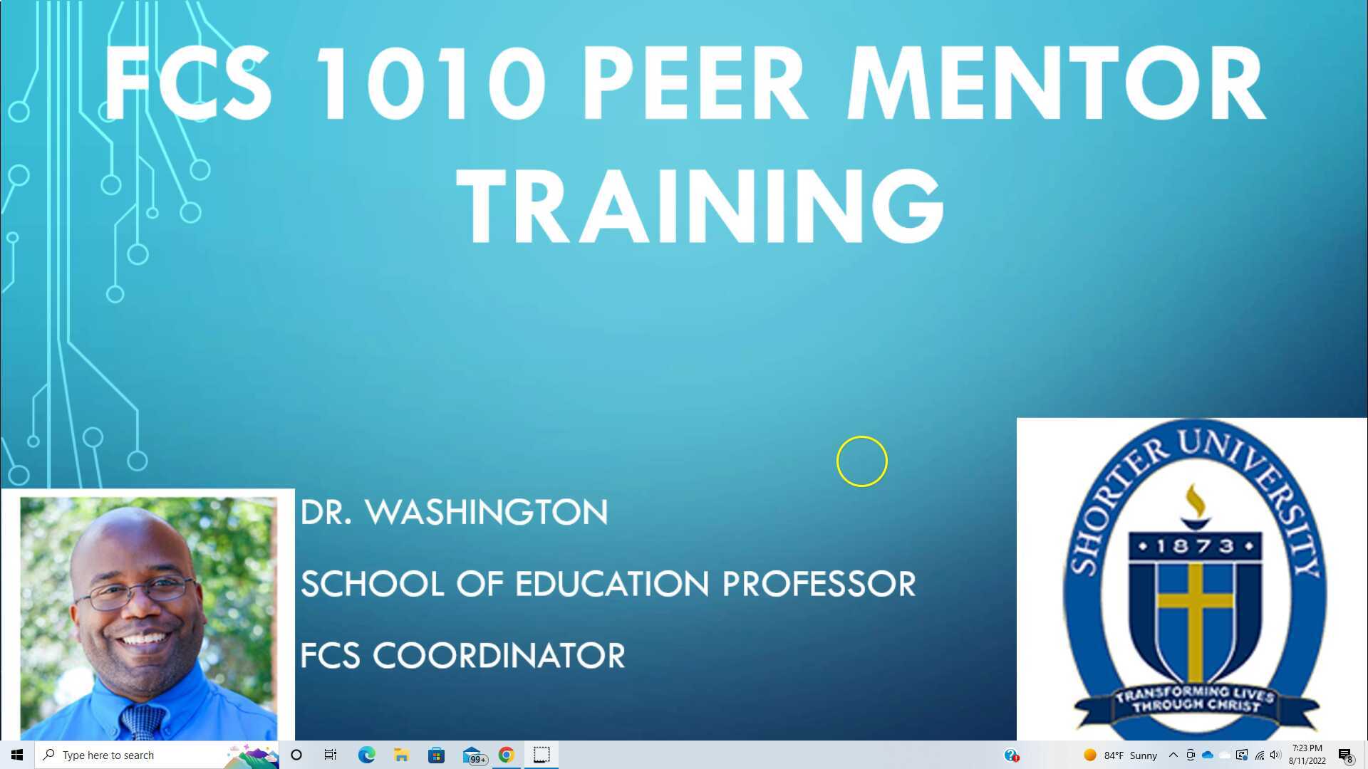 FCS Peer Mentor Training