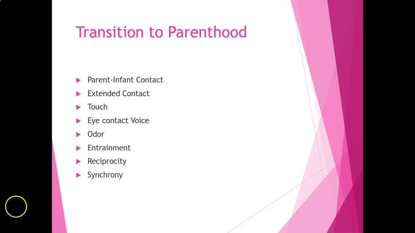 Transition to Parenthood