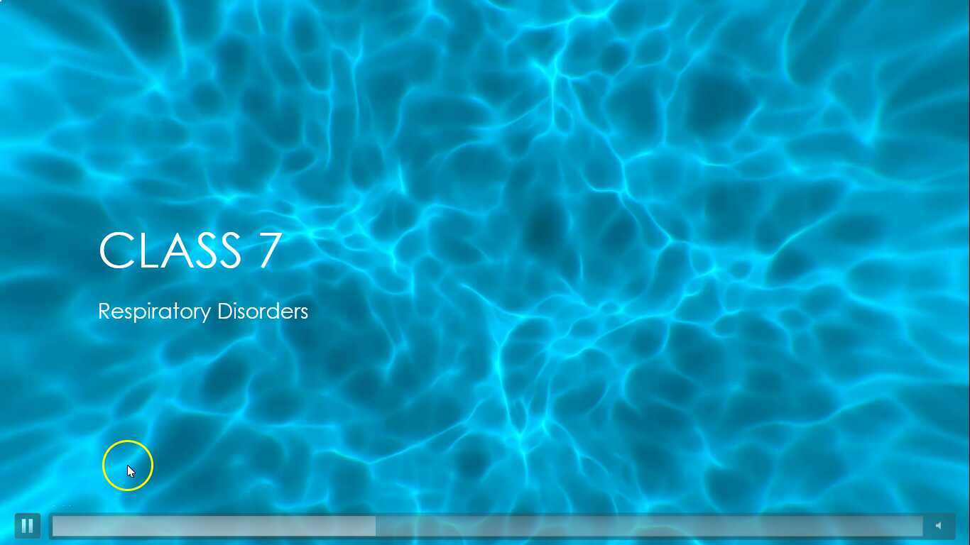 Respiratory Disorder Part 1