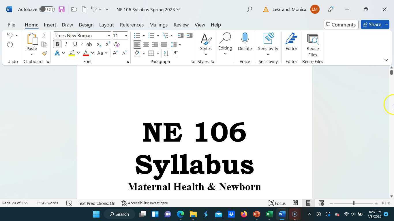 NE 106 Orientation 2023