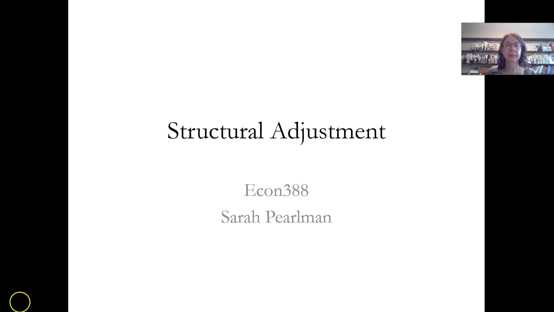 Structural Adjustment, Video 1