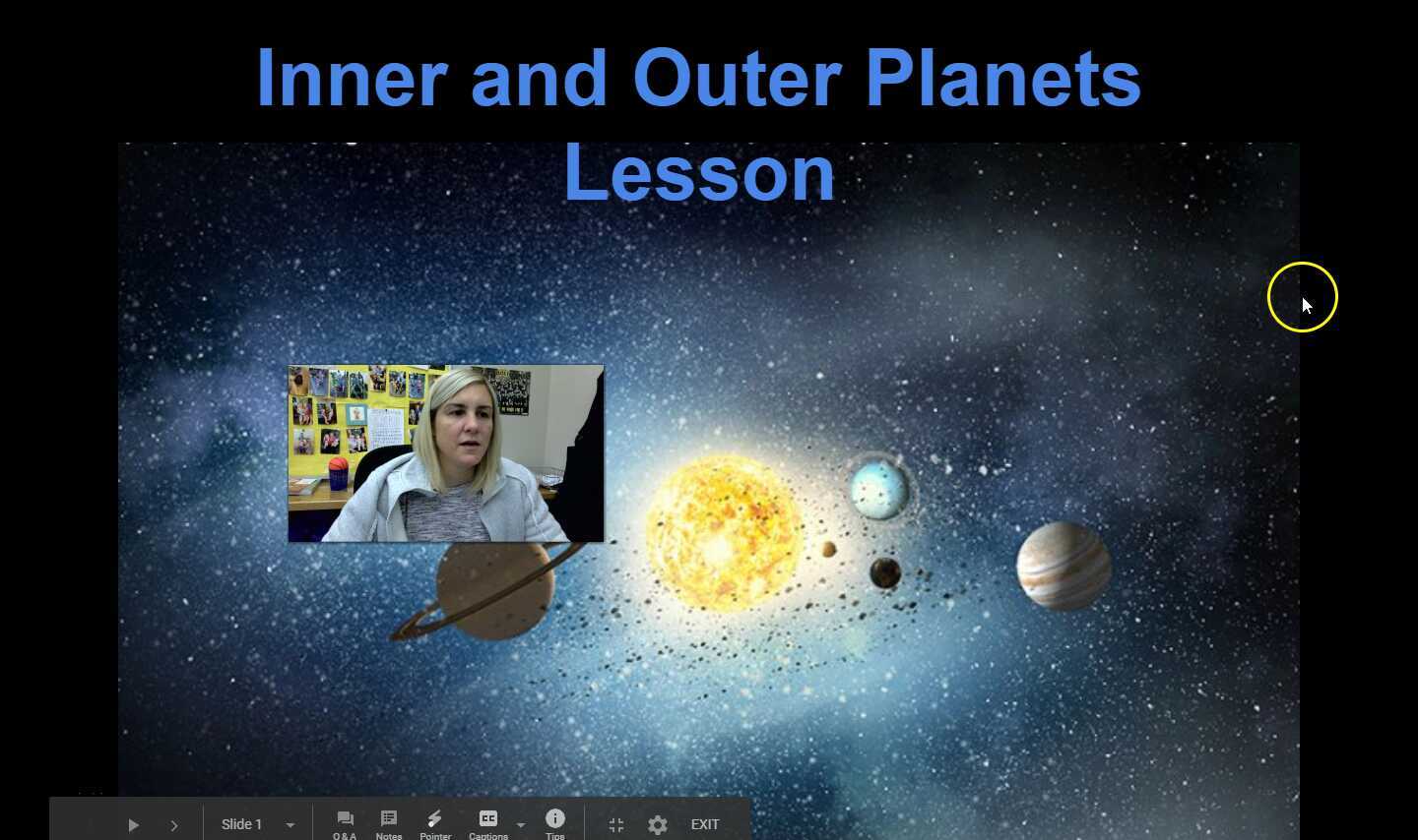 Inner and Outer Planets Lesson