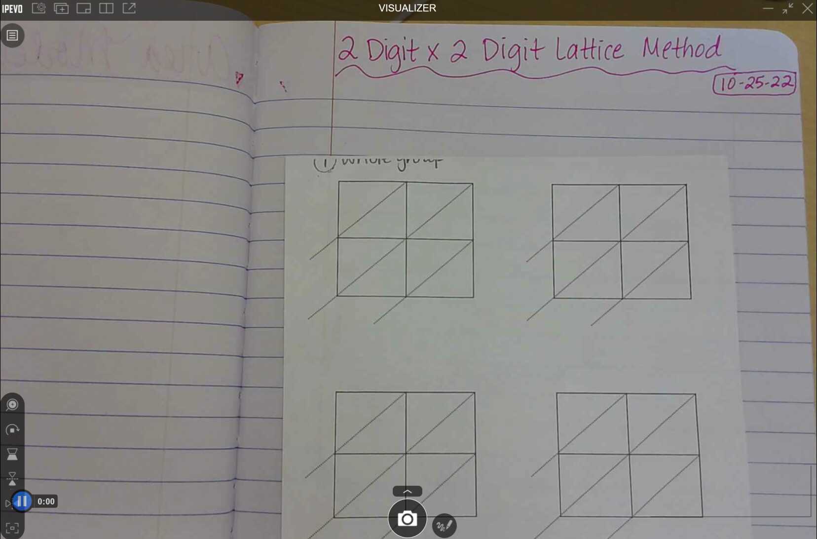10/25/22 2 Digit Lattice Method