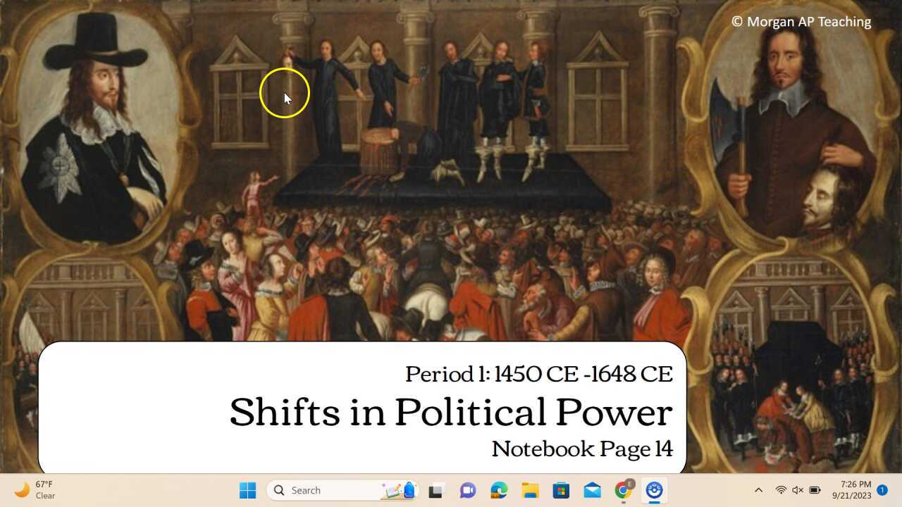 AP Euro 3.2 - English Civil War