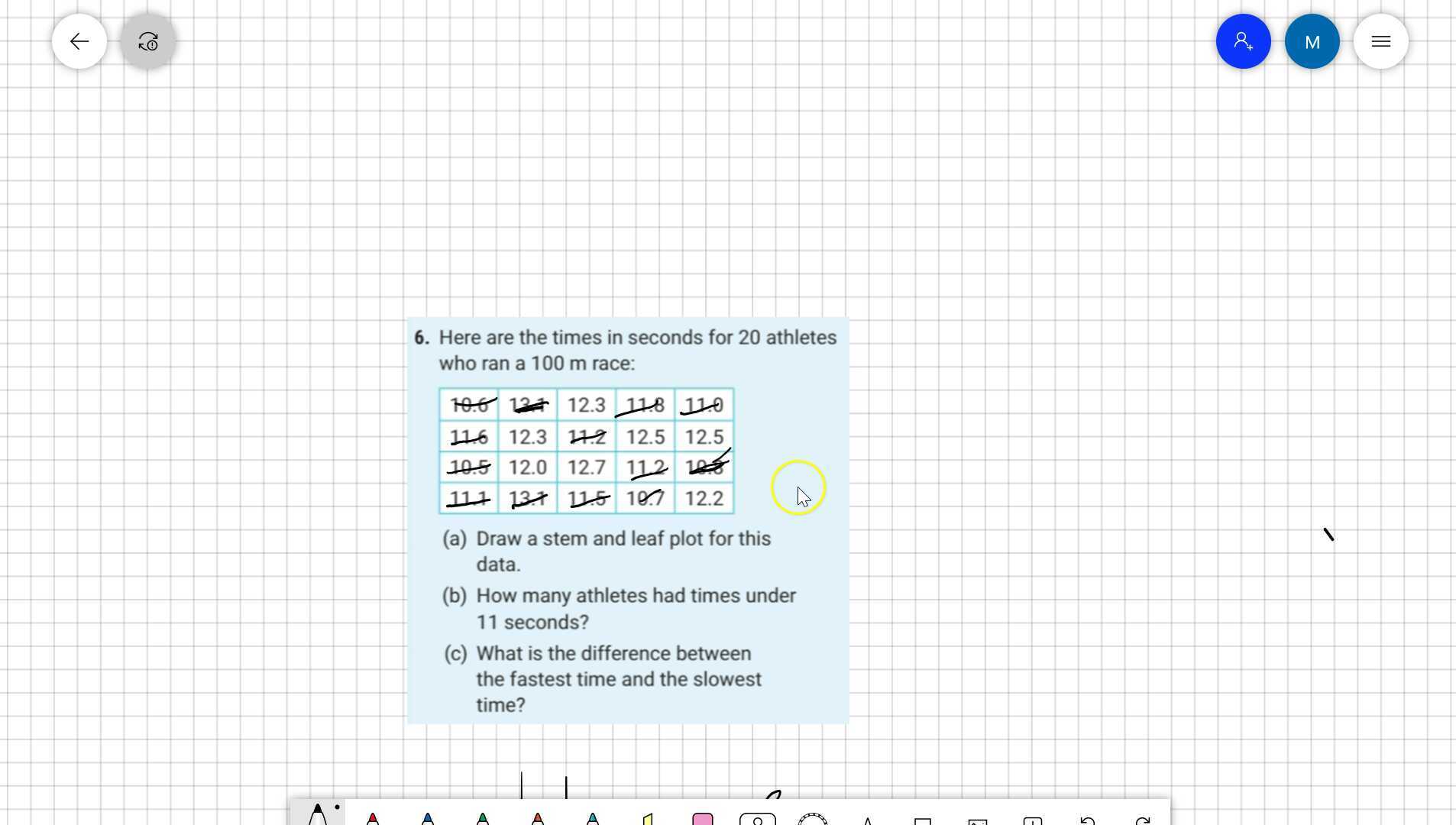 Stem and Leaf Solution