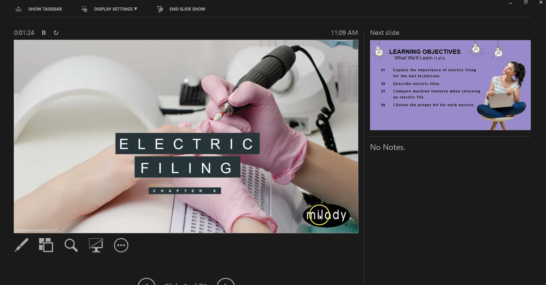 Nail Tech: Electric Filing