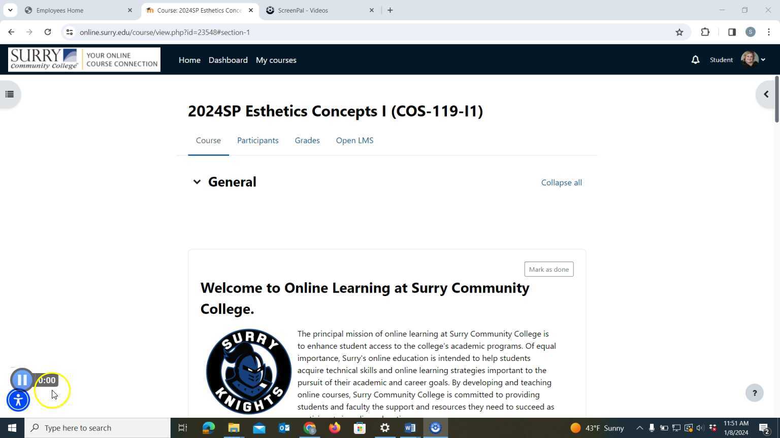 Cos 119 Syllabus Review SP24