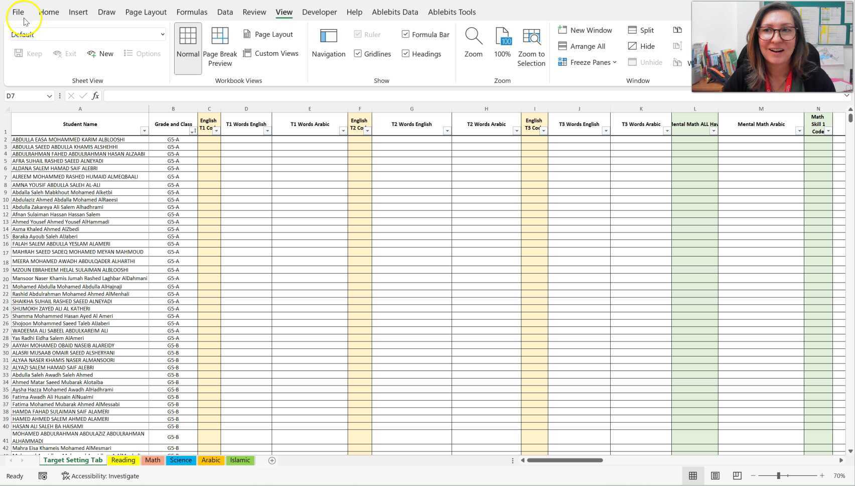 T2 Target Setting Guideance