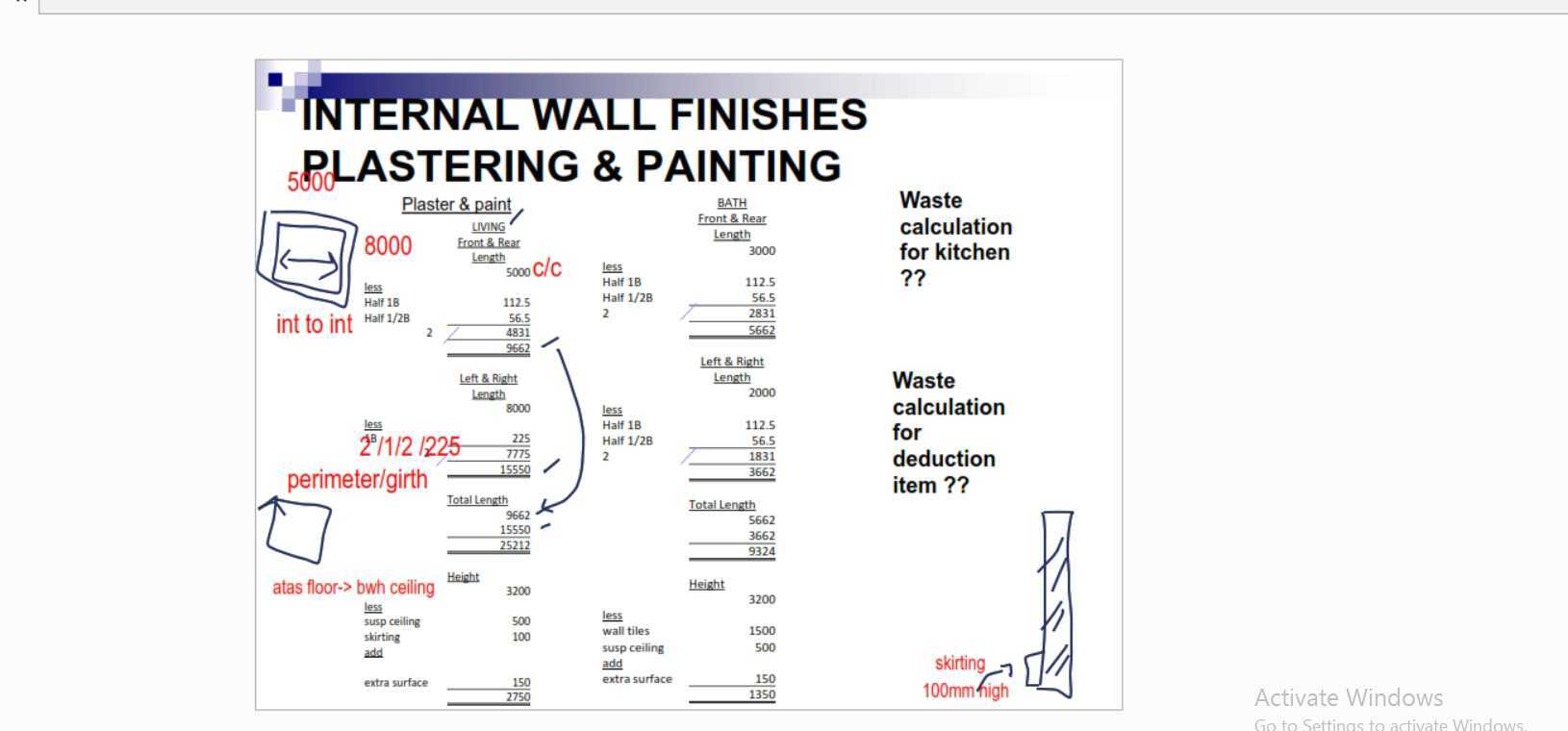 PART 3: Internal Wall Finishes