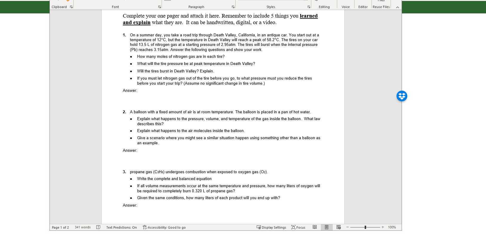 Chem B Unit 1 Part 2