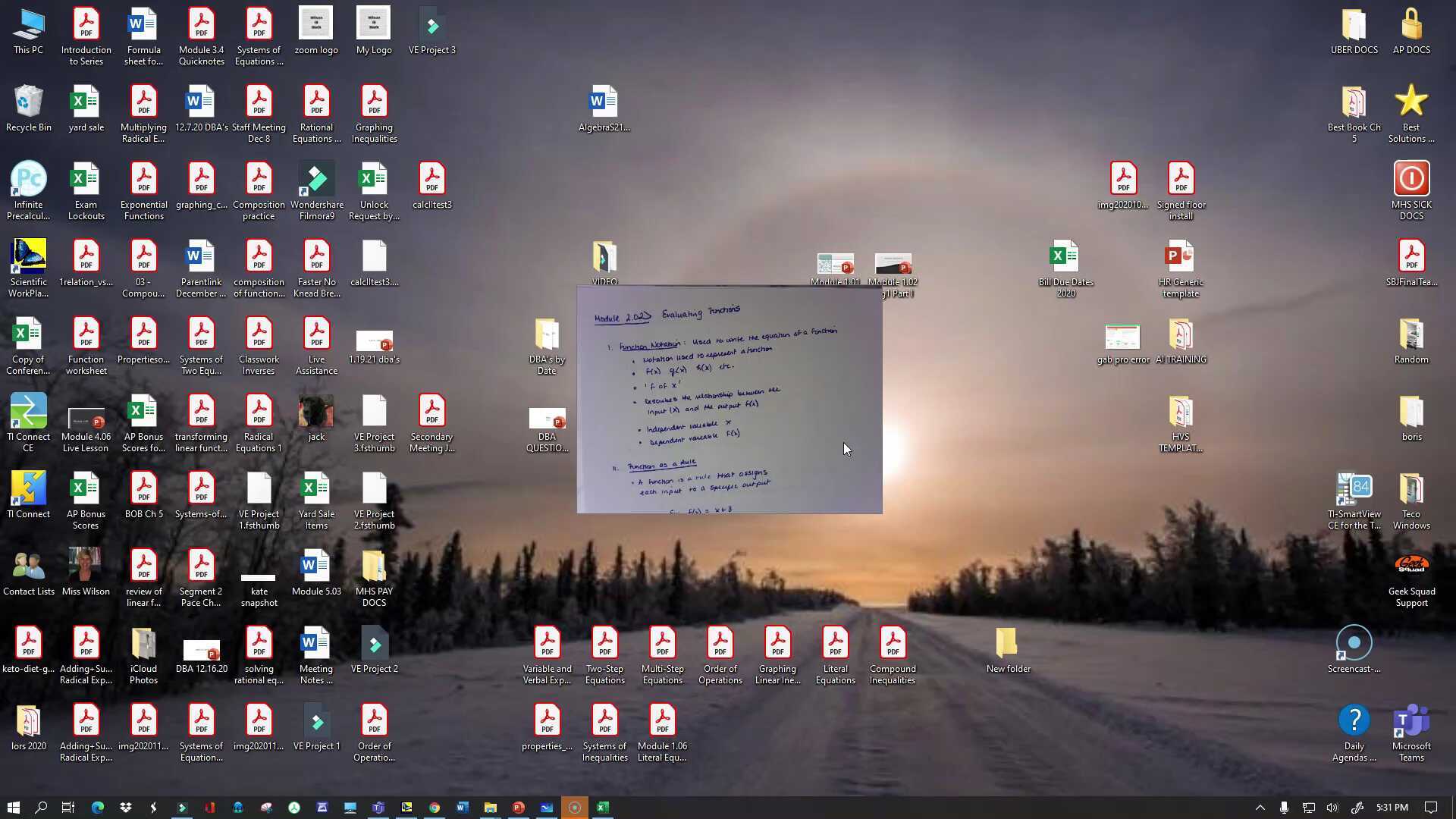 Module 2.02 Evaluating Functions