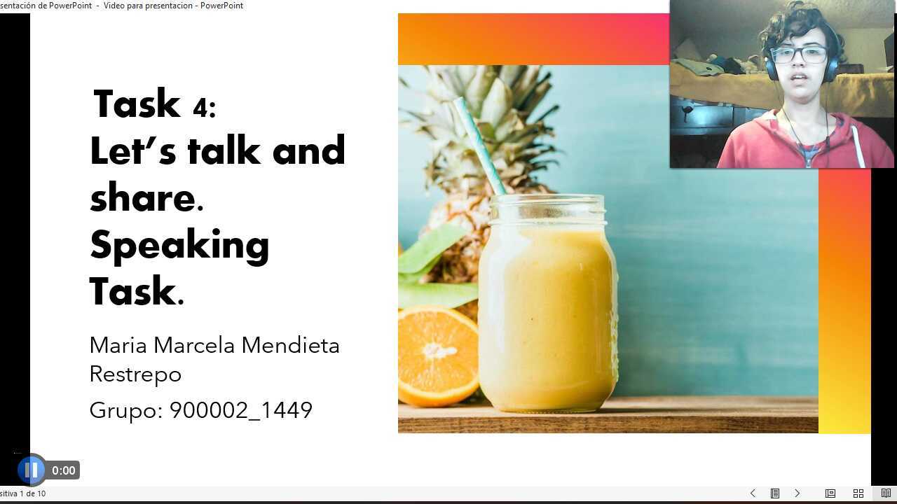 Task 4: Let’s talk and share. Speaking Task