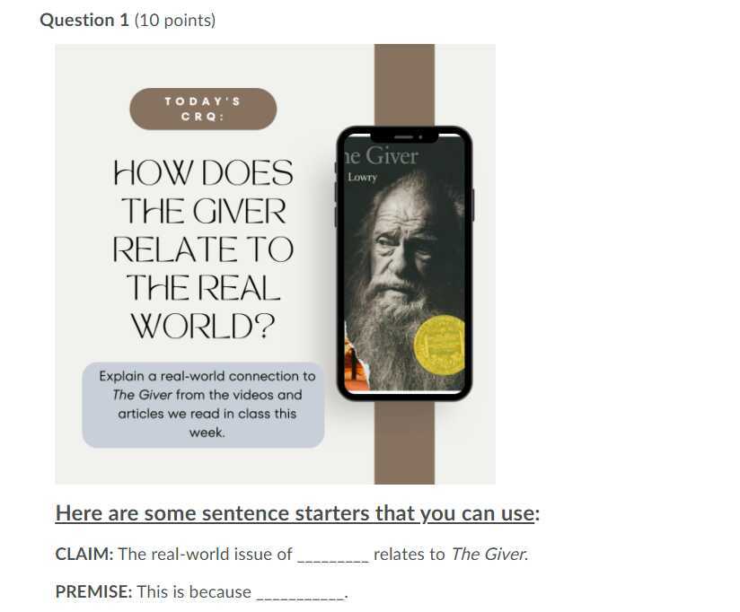 Instructions for CRQ: Real World