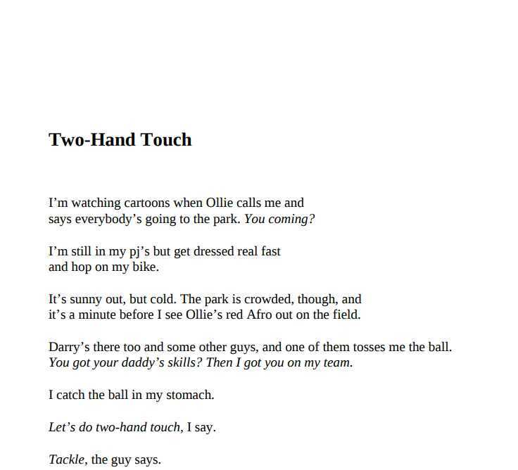 Two-Hand Touch