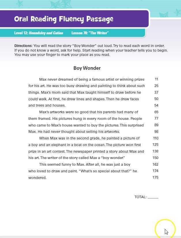 Fluency Mini Lesson Pausing at Punctuation