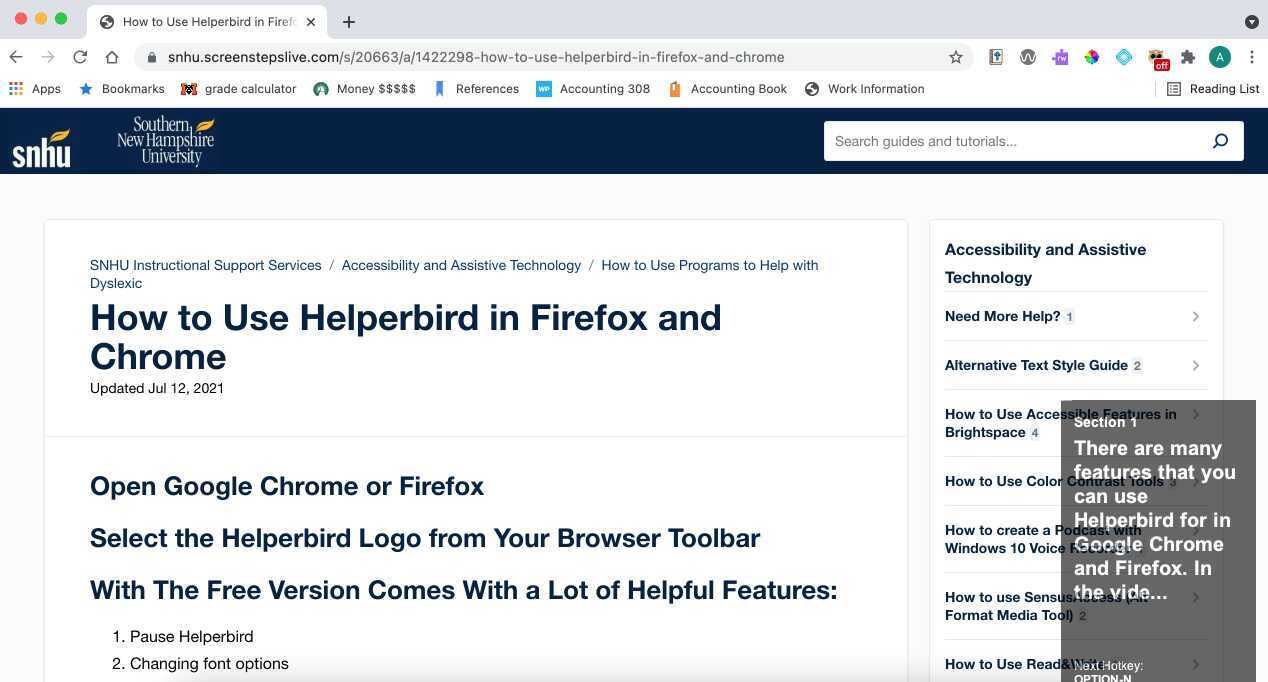 How to Use Helperbird in Firefox and Chrome