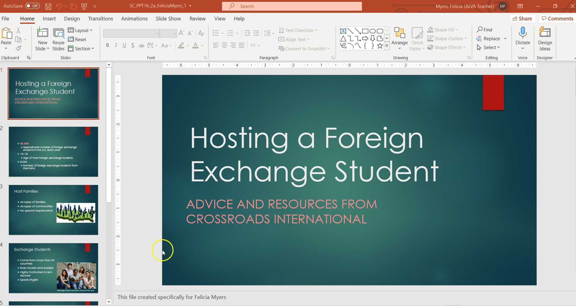 PowerPoint 2 SAM Project 1 Help