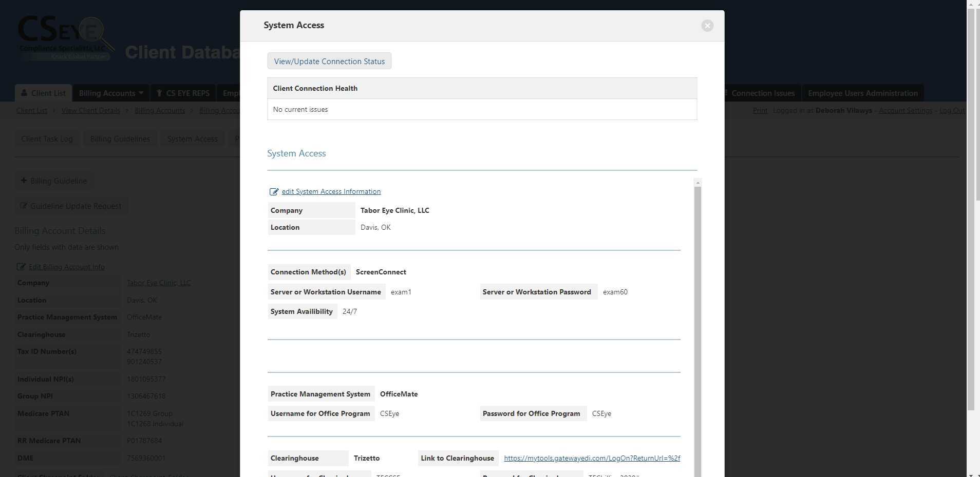 System Access Issue, how to update and close