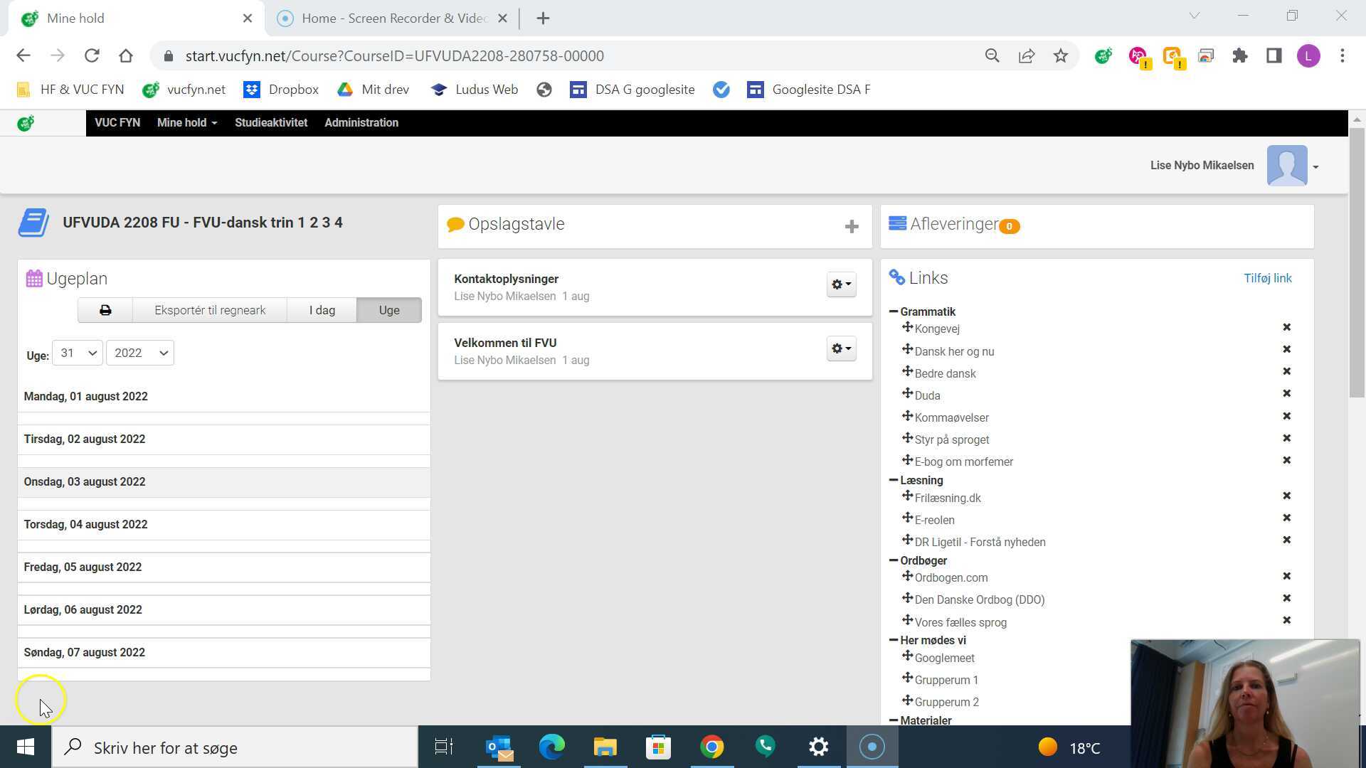 Velkommen til FVU dansk
