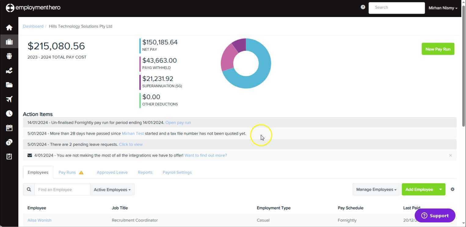 How to accept the Employee Portal Invitation and login