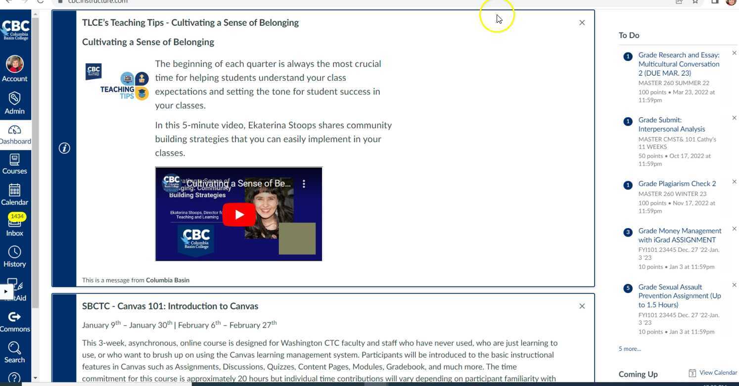 Video Tour of Cathy Clary's Course