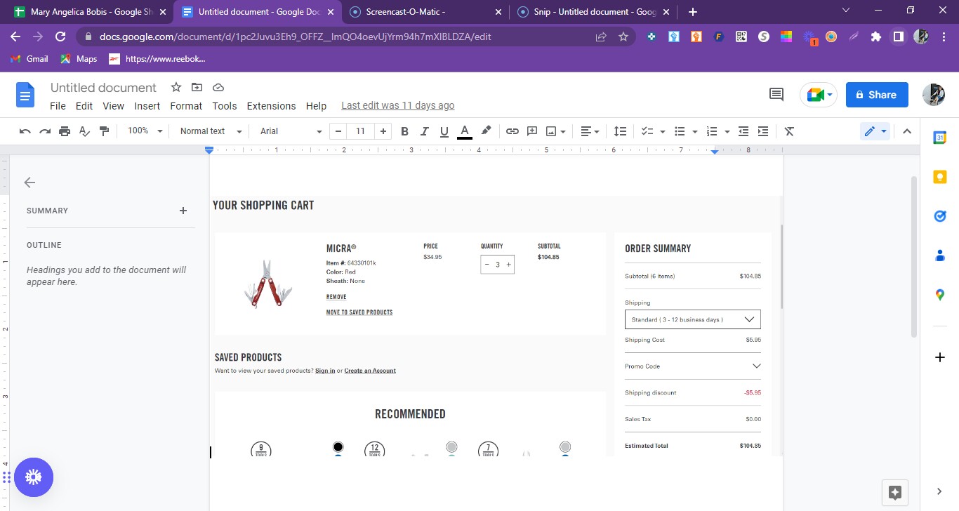 Window - Untitled document - Google Docs - Google Chrome