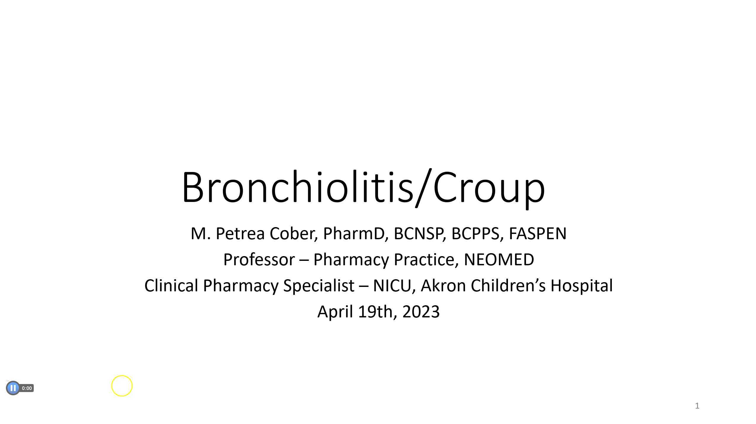 Bronchiolitis And Croup 4192023