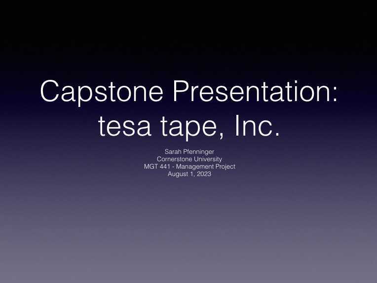 tesa tape presentation