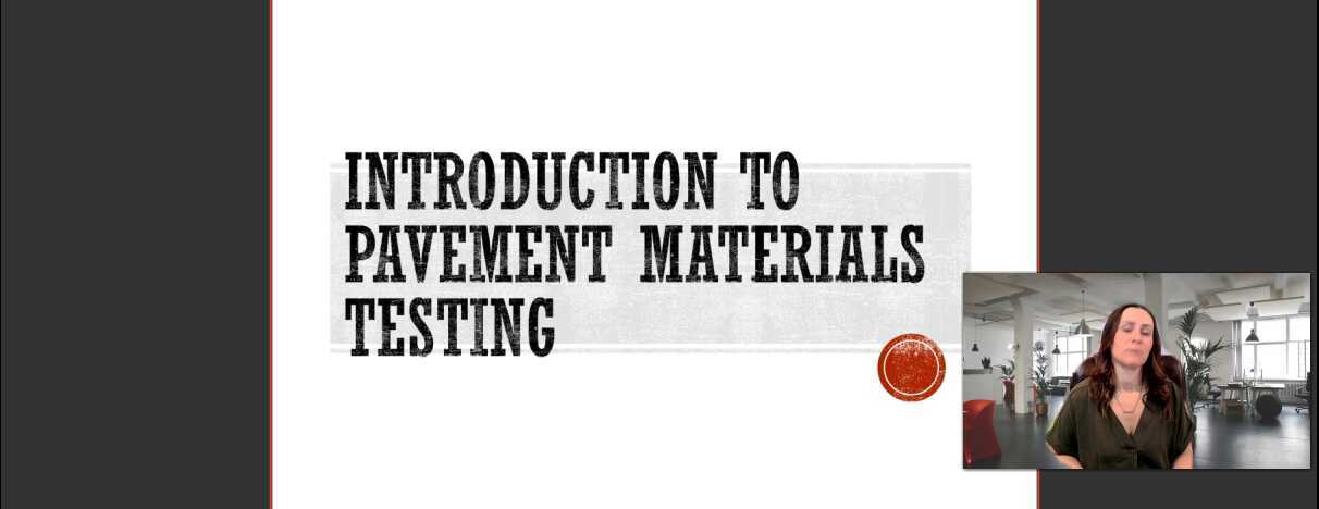 01 - Intro to Pavement Materials Testing