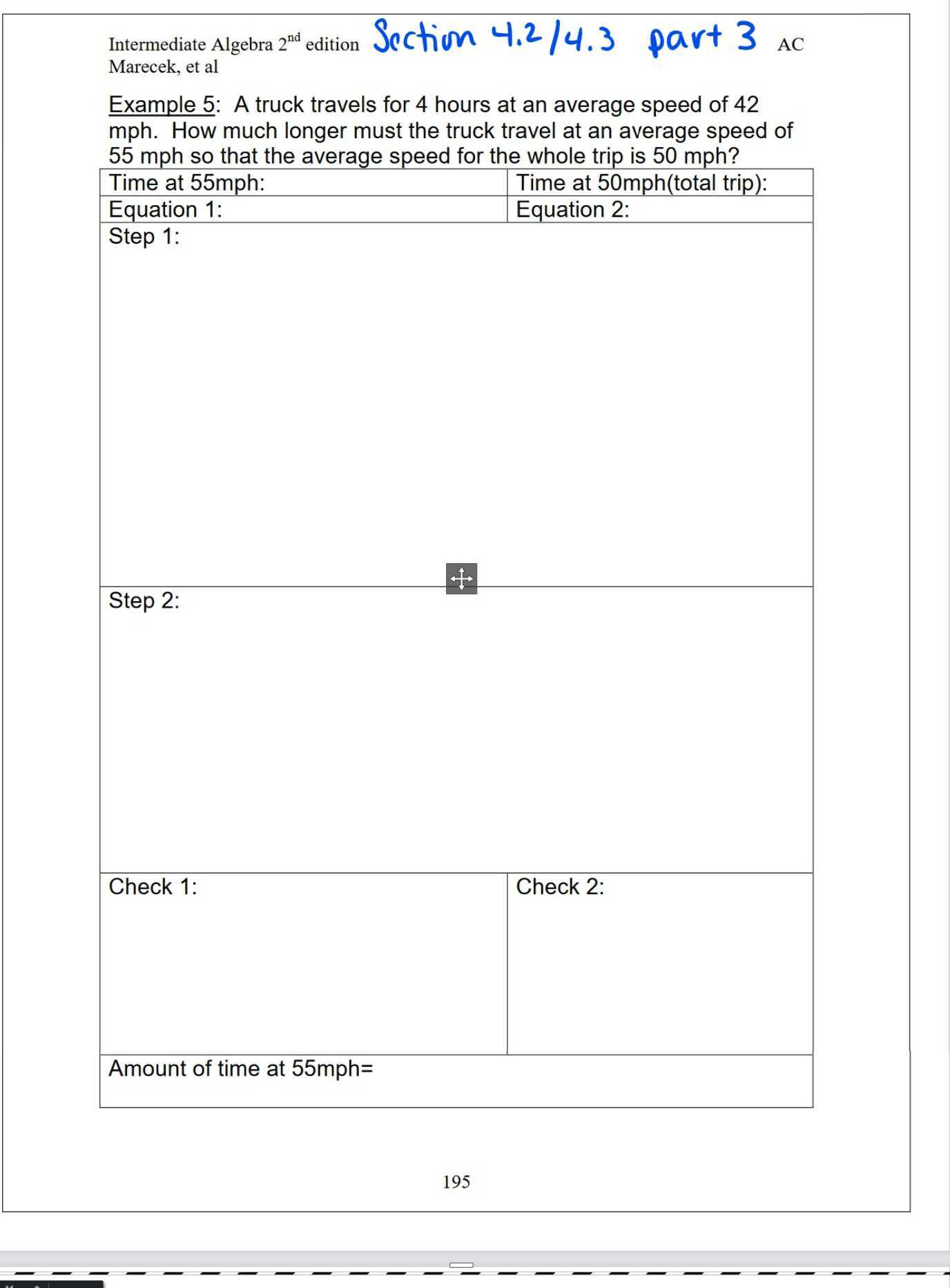 Section 4.2/4.3 (Application Problems) Part 3