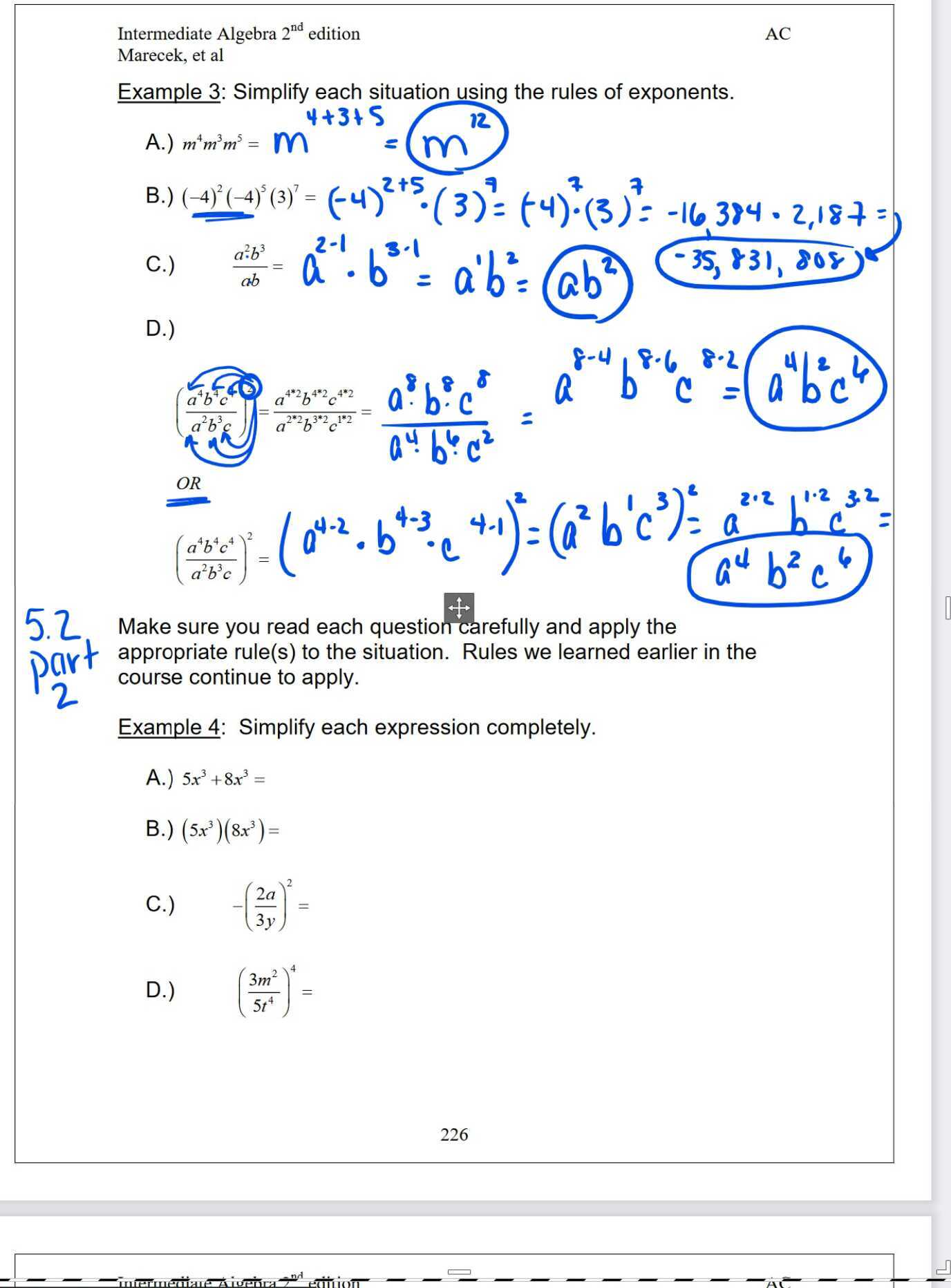 Section 5.2 Part 2