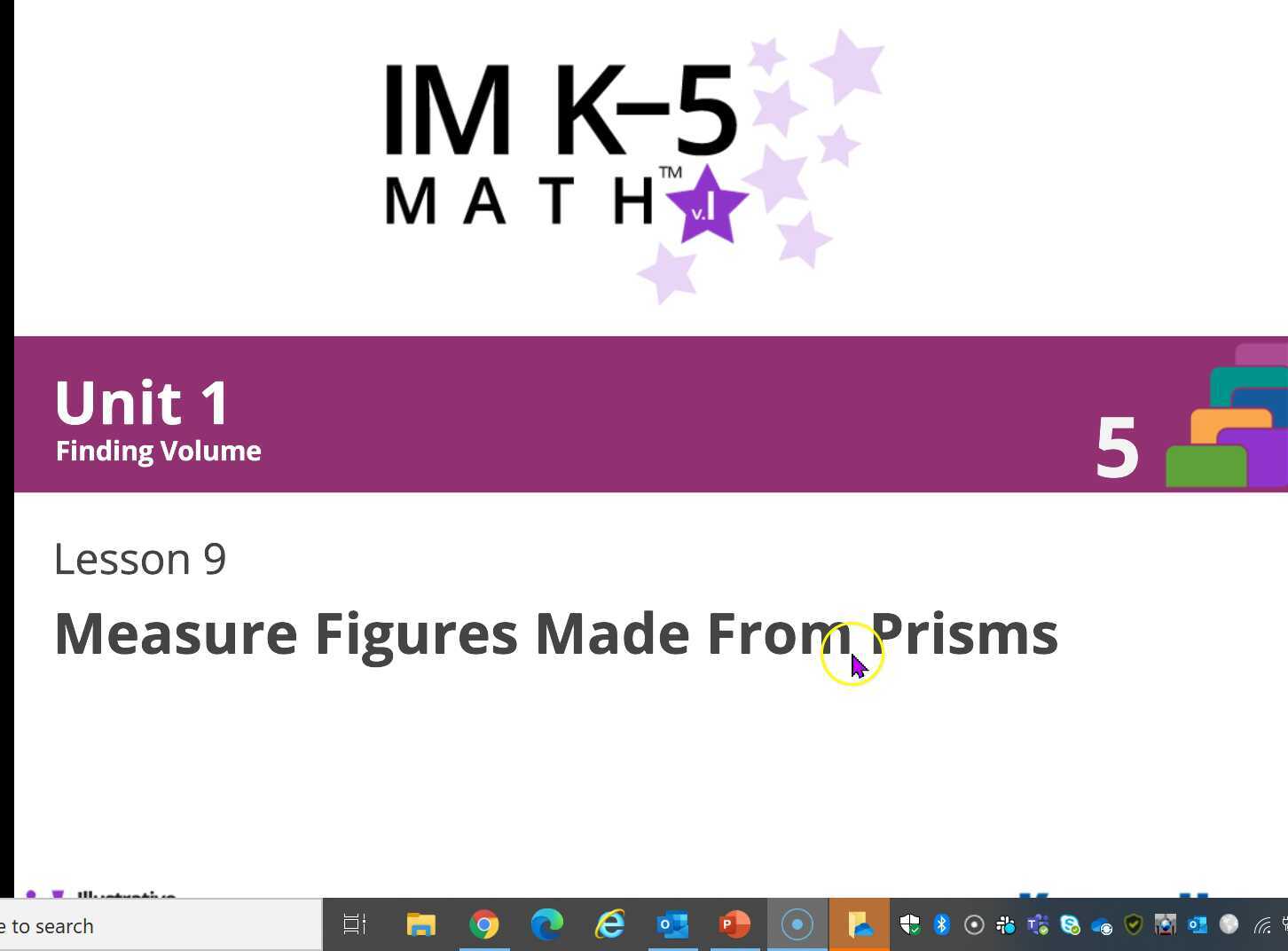Lesson 9: Measure Figures Made from Prisms