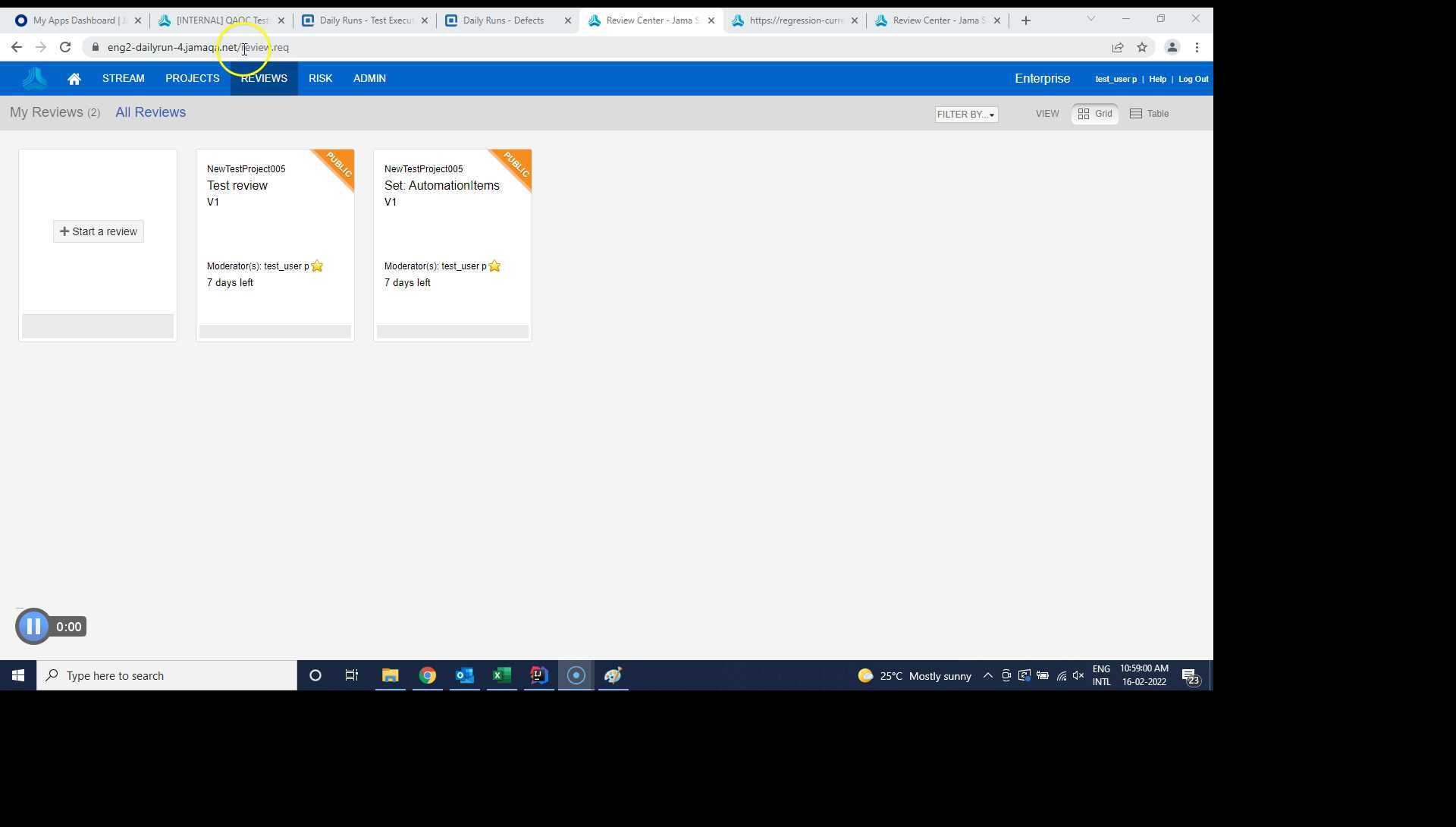 Failed To Save Review Pop Up Is Displayed When Clicked On Modify 5705