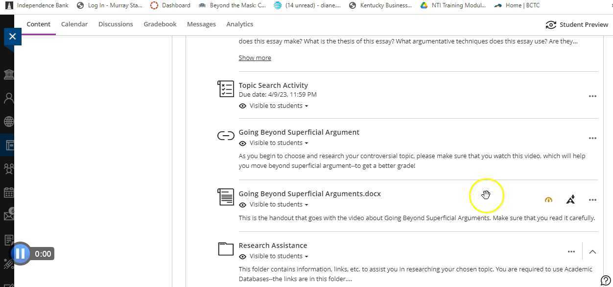 Finding and Using The Opposing Viewpoints Database