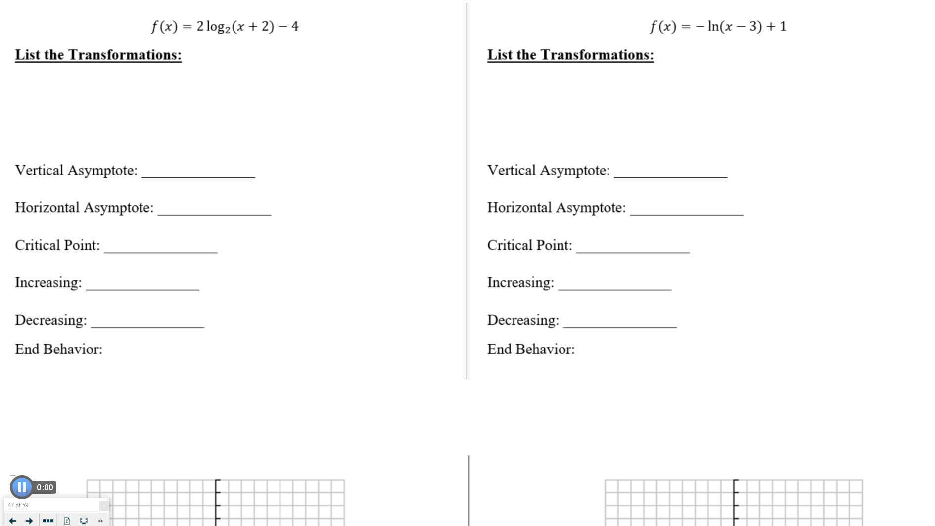 Fix To Exponential And Logarithmic Graphing Example fix-to-exponential-and-logarithmic-graphing-example