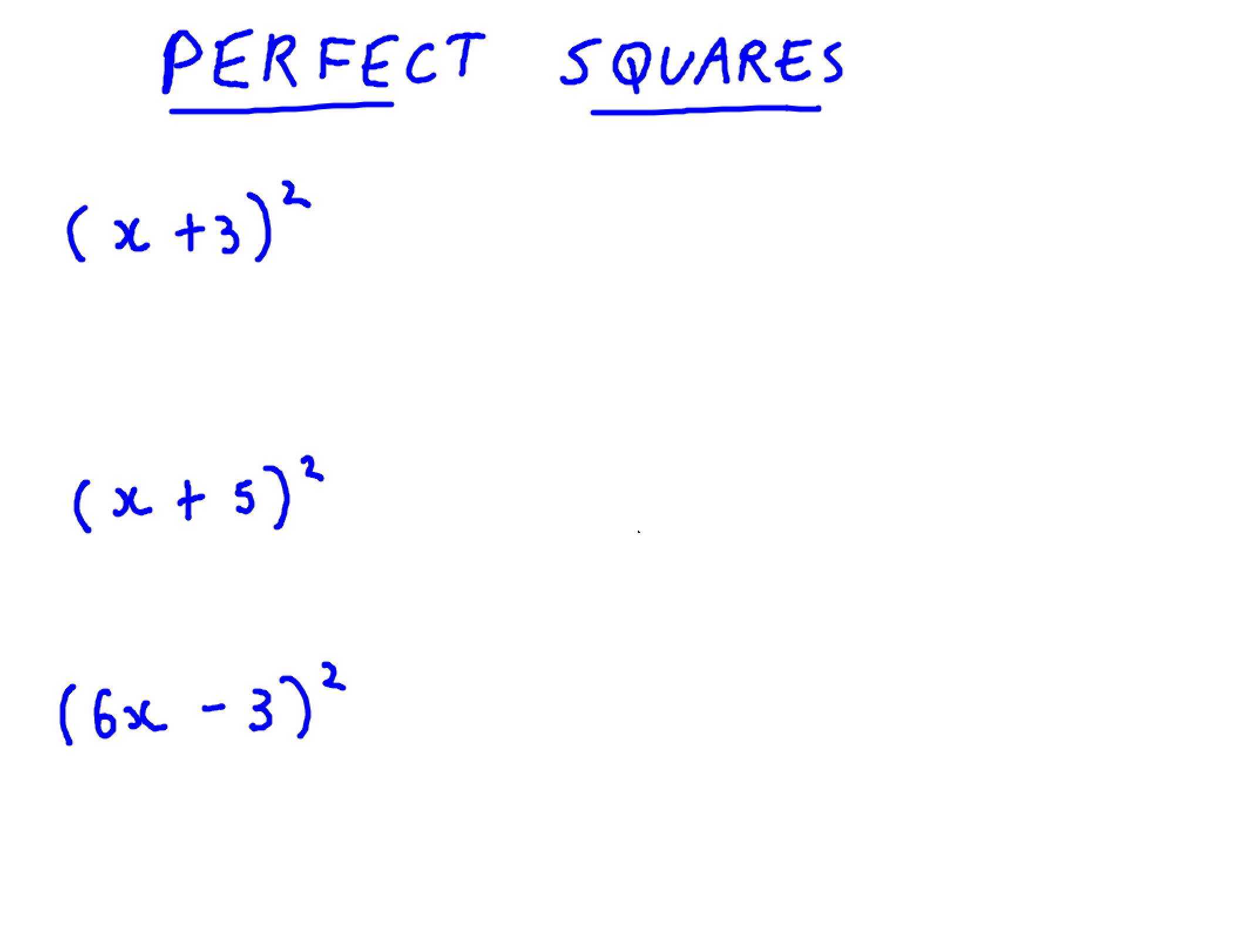 Perfect Squares