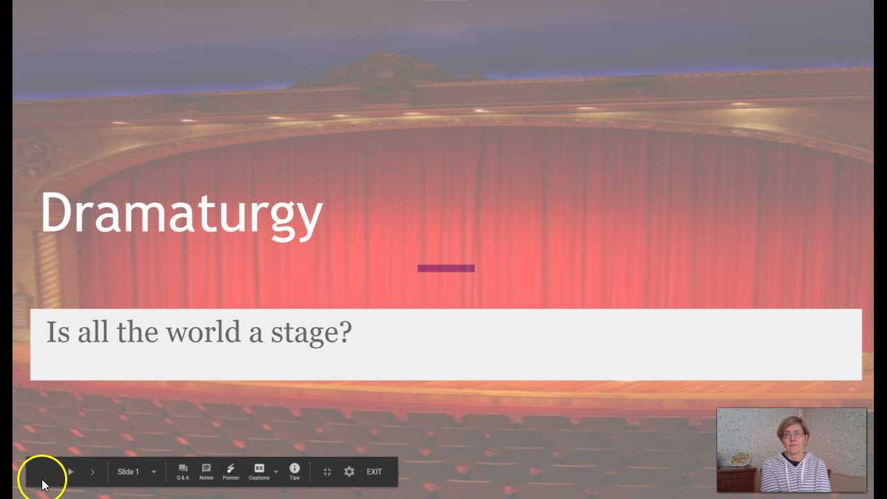 Dramaturgical Analysis/ Goffman