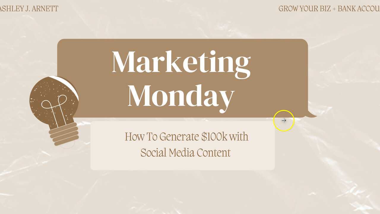 Marketing Monday - Training