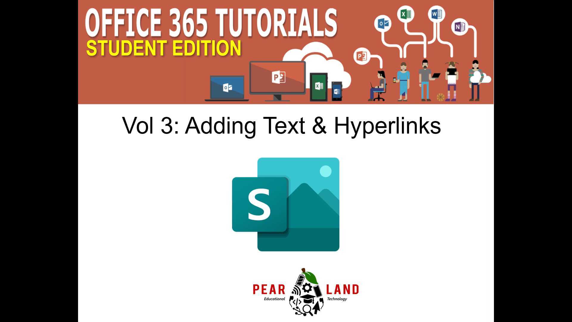 Sway: Vol 3 Adding text & hyperlinks