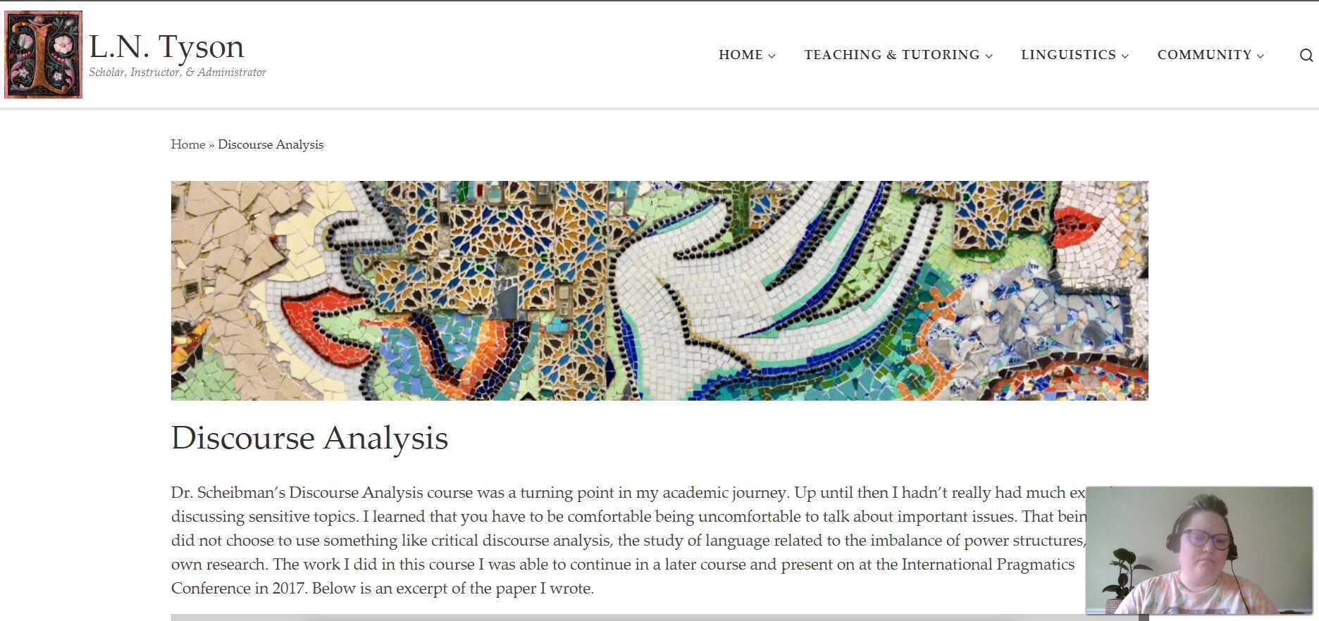 eP Snippets: Course Page