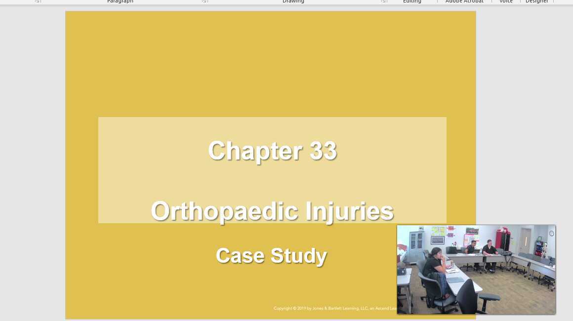 Orthopaedic Injuries Case Study