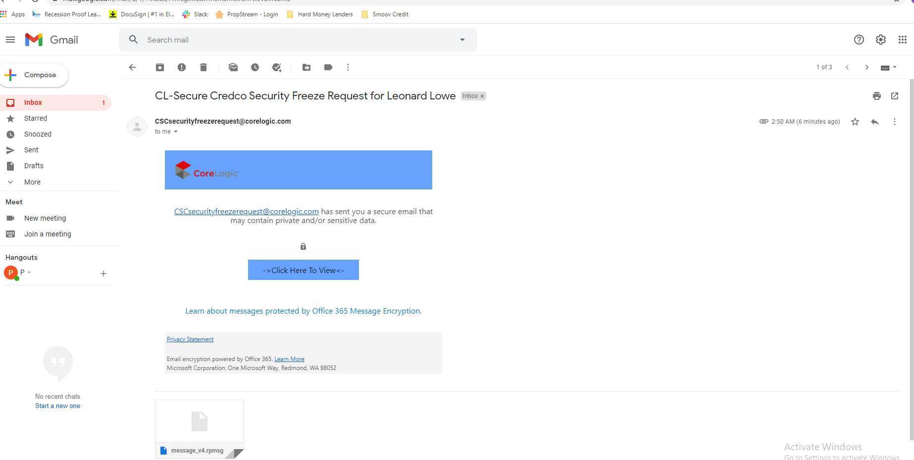 Core Logic Credit Freeze Part 2