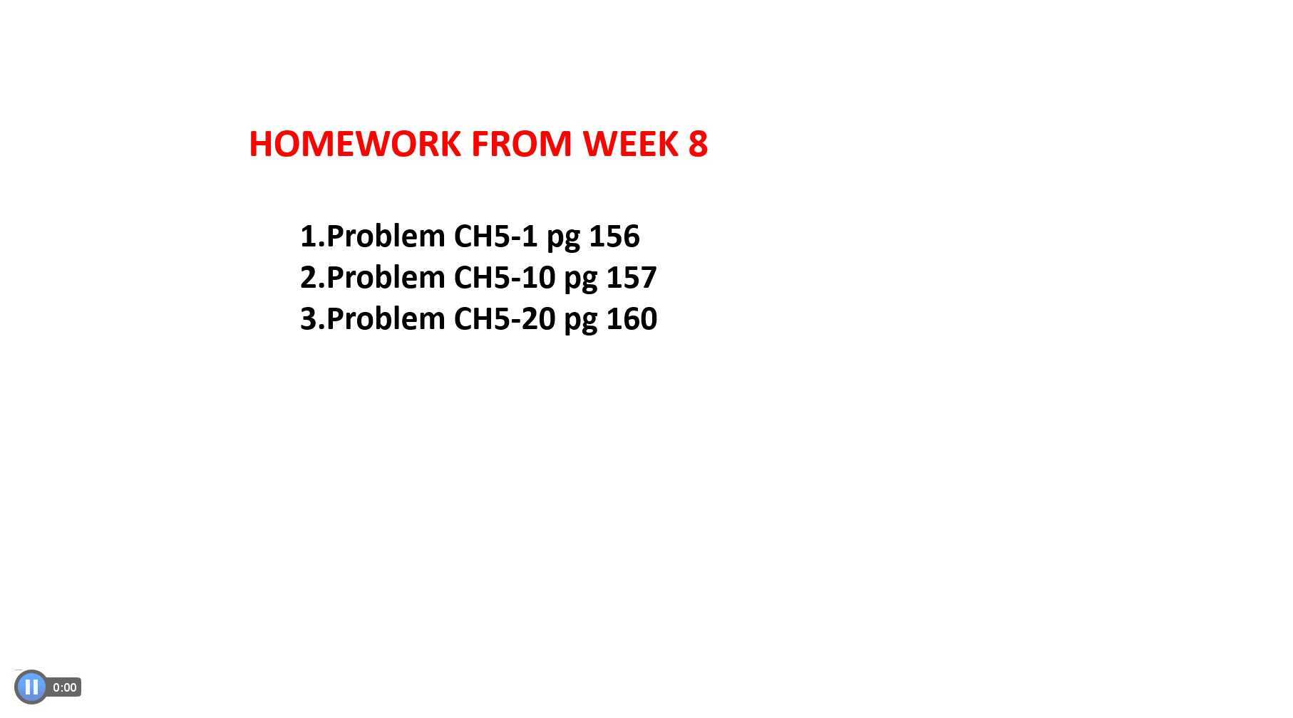 CH5-3 Problems