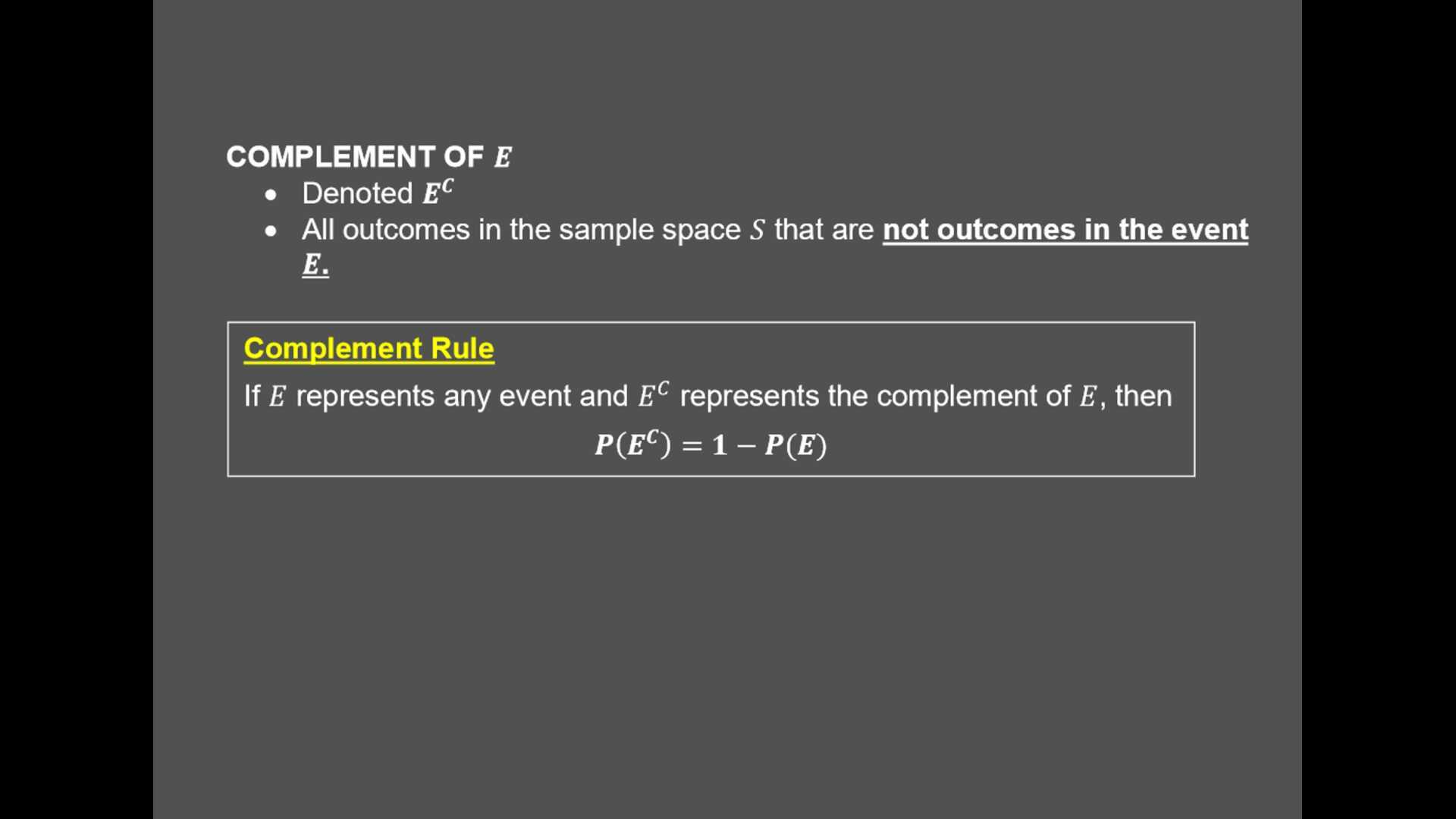 Complement