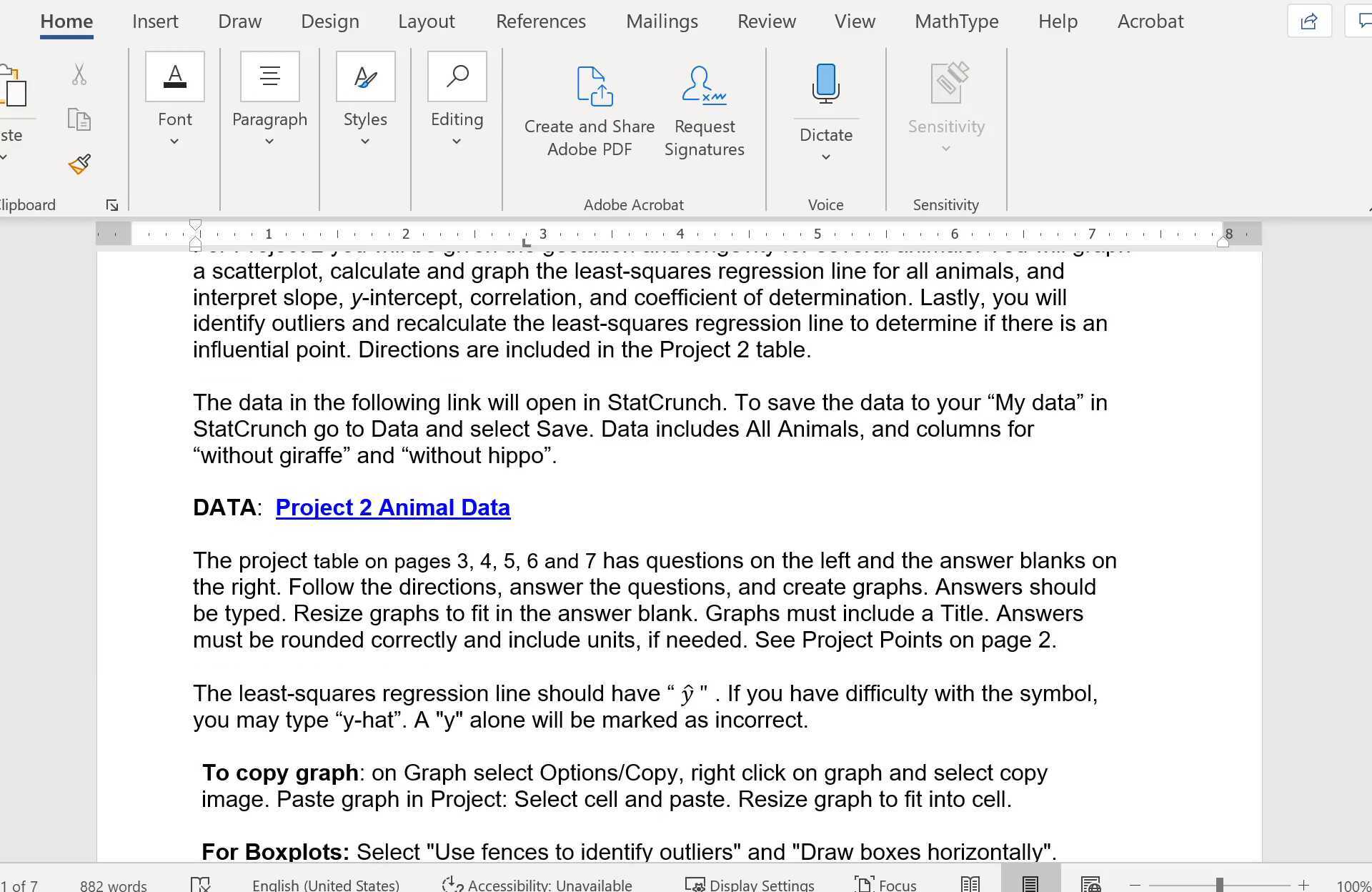 Project 2 Animals Info