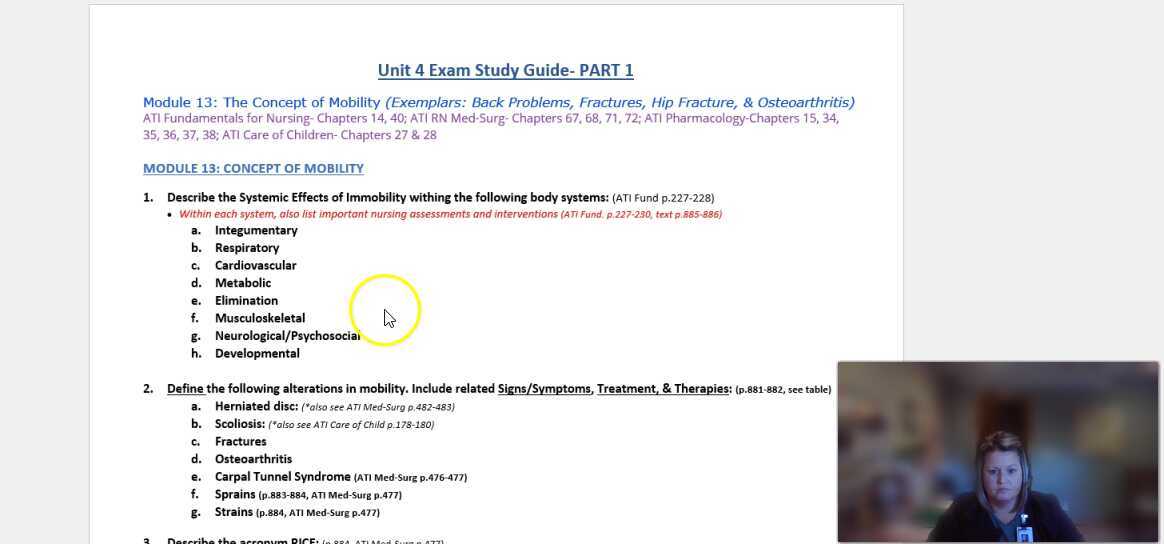 Unit 4 Exam Review- Part 1