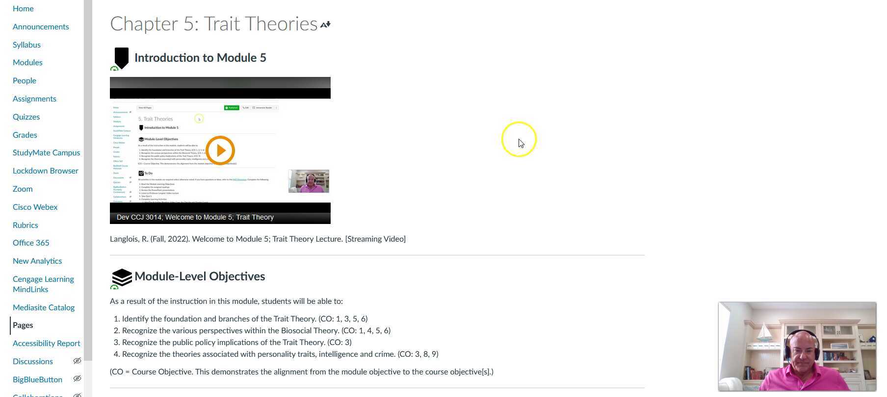 Welcome to Module 5: Trait Theories
