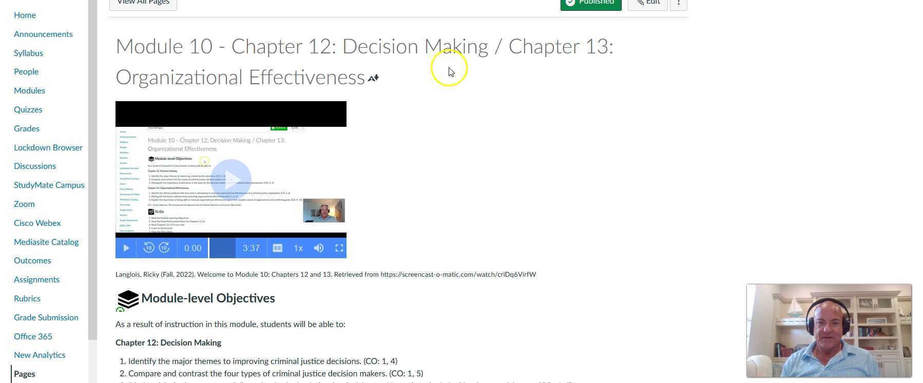 Welcome to Module 10: Chapter 13 Lecture!!!