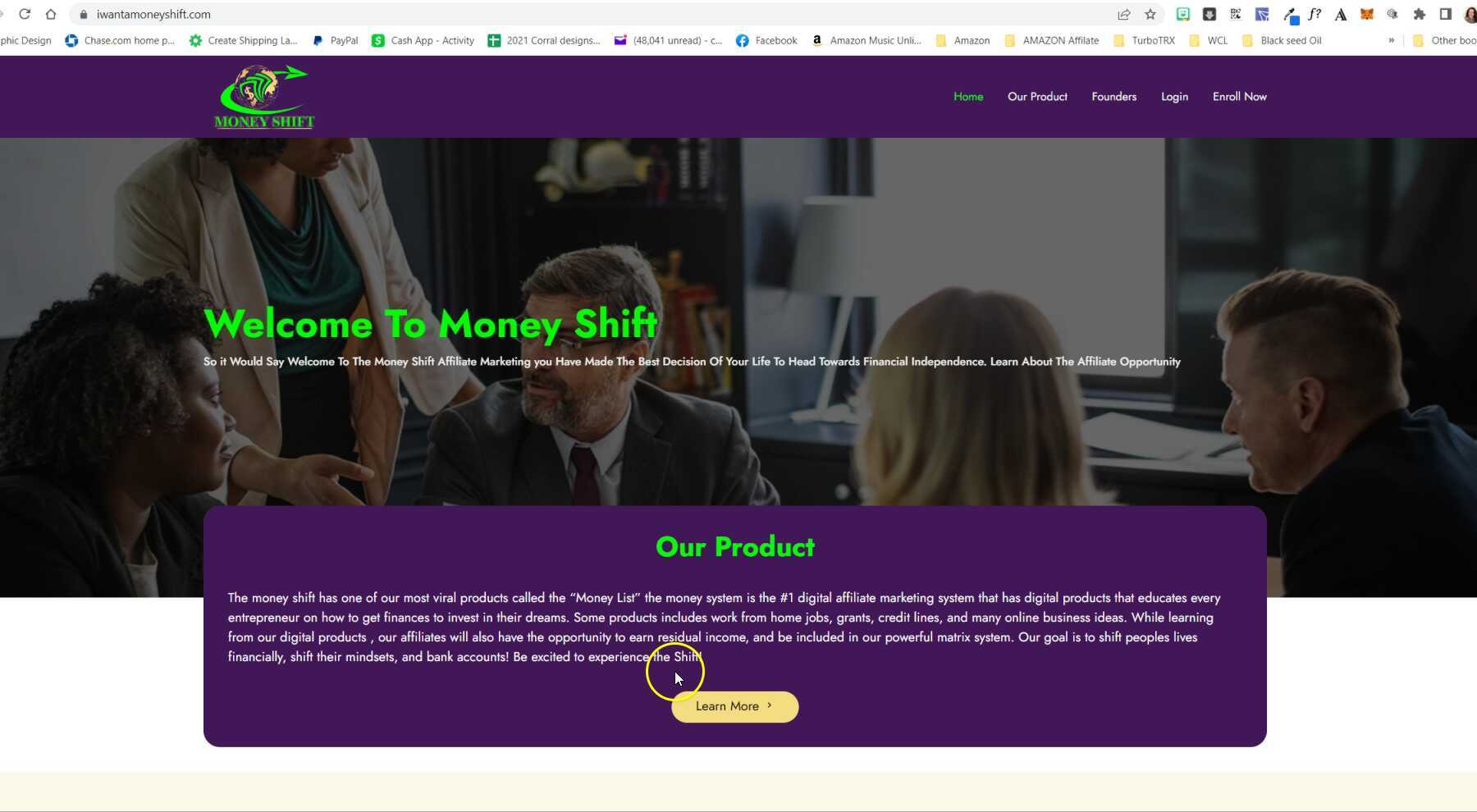 How to Register with Money Shift