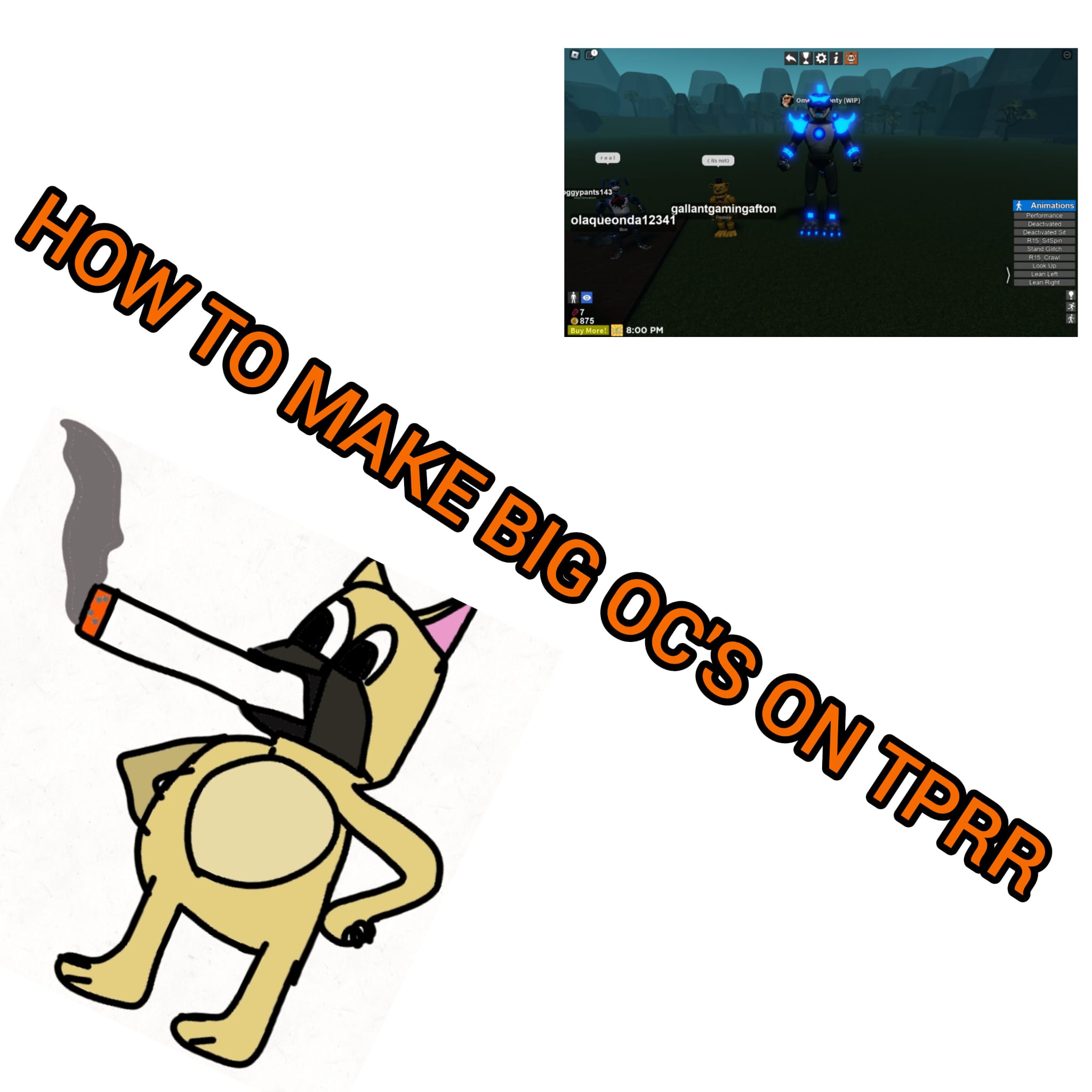 How to make big OC's in TPRR